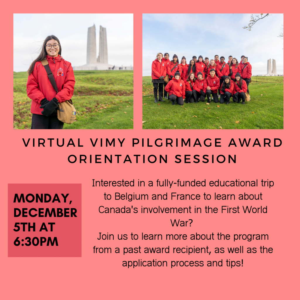 Virtual Vimy Pilgrimage Award Orientation – 8 Globemaster News